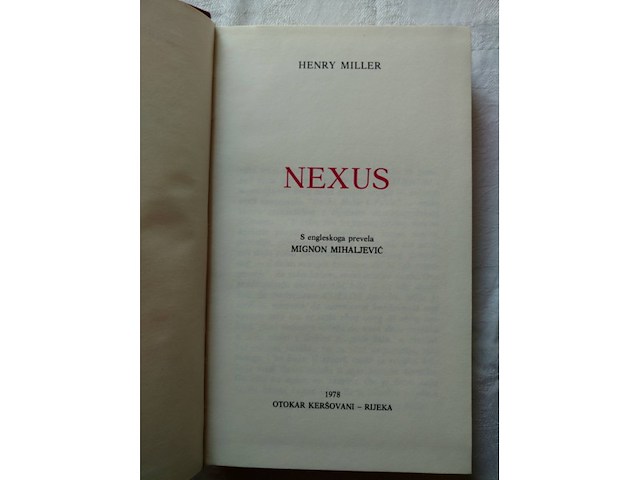 (k) Henry Miller - Ružičasto raspeće 3 - Nexus