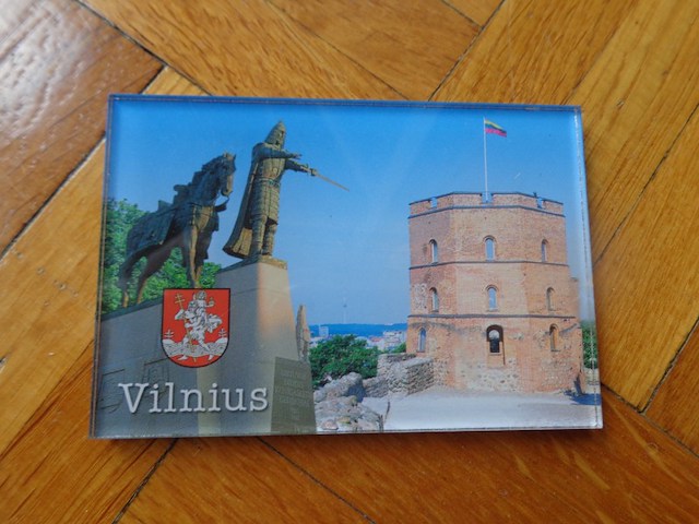 VILJNUS VILNIUS Litvanija, magnet za frizider