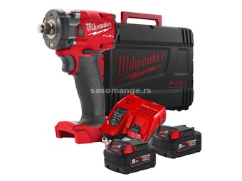 FIW2F12-502X Akumulatorsaki udarni odvijač 1/2" M18; 5Ah Milwaukee 4933478444