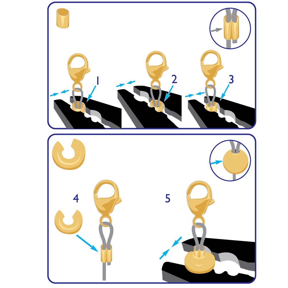 Skrivač stopera 3mm (7) – Silver Plate (12kom)