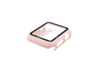 Tempered glass case za iWatch 38mm pink