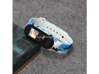 Narukvica za smart watch Xiaomi Mi Band M3/M4 army plava