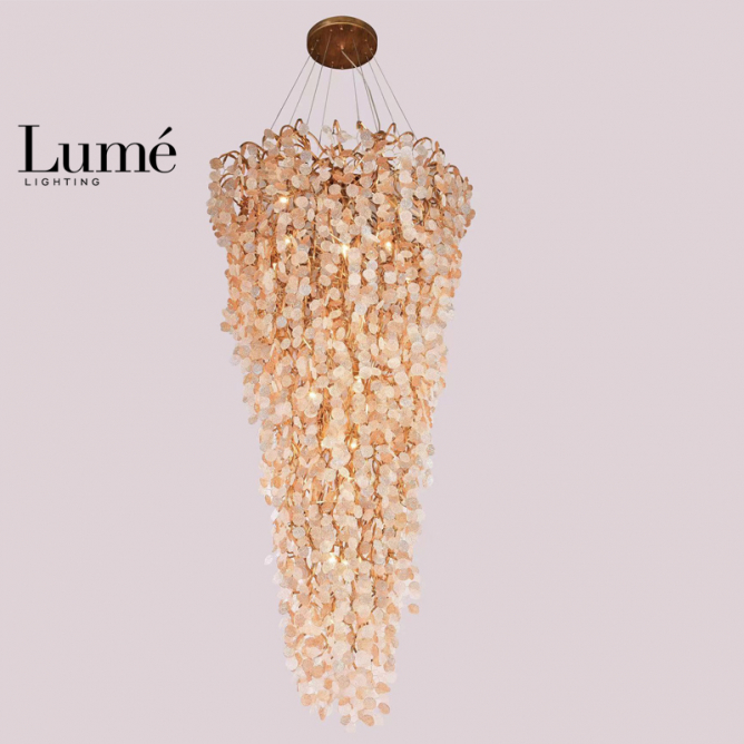 LUNA 205 LUSTER 25*G9 BRONZA