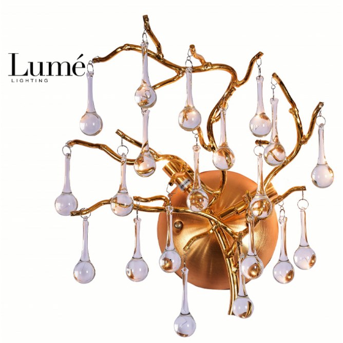 LUNA 168 ZIDNA LAMPA 2*G9 BRONZA