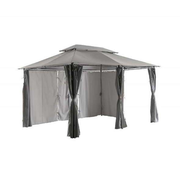 Metalna gazebo tenda Belize siva
