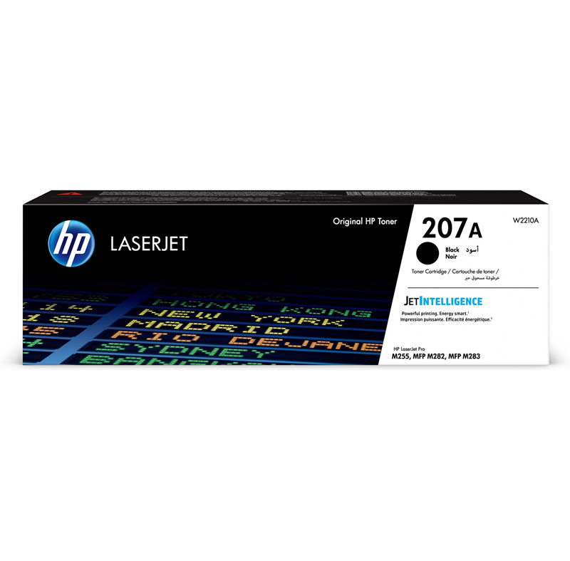 HP 207A Black Laser Toner (W2210A)