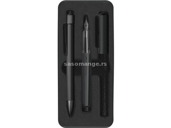 Faber Castell set HEXO Hemijska olovka+Naliv pero M BLACK