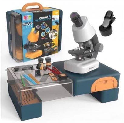 Mikroskop za decu sa radnim stočićem / koferom