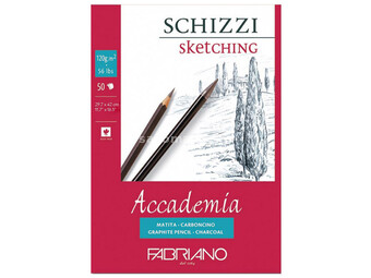 Blok Accademia Schizzi Sketching 29,7x42cm 50L 120g Fabriano 41122942
