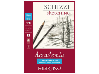 Blok Accademia Schizzi Sketching 21x29,7cm 50L 120g Fabriano 41122129