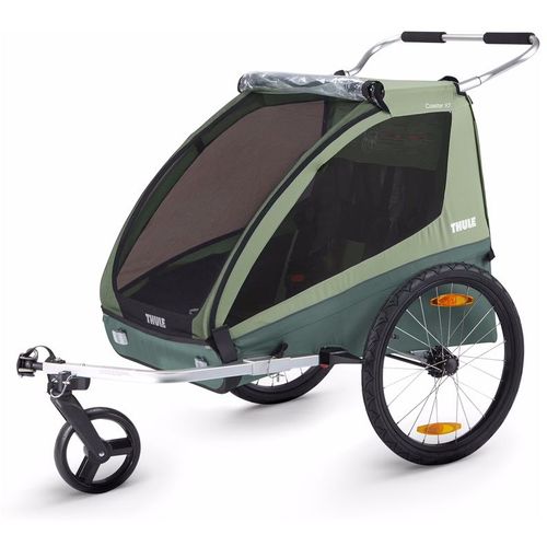THULE Coaster XT dečija kolica/prikolica za bicikl - basil green