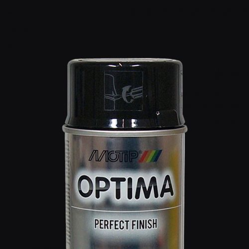 MOTIP Optima Akrilna boja u spreju RAL9005 crna mat 400 mL