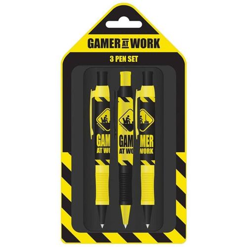 Gamer at Work 3 Pen Set