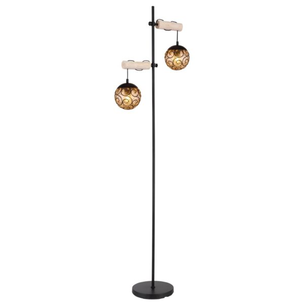 Podna Lampa | Maxi 15660S – 2xE27 – Drvo