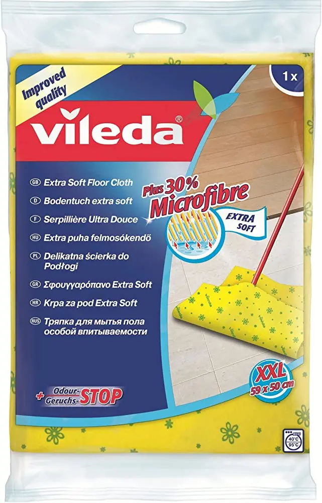 VILEDA Krpa za pod Extra Soft 50x59cm žuta