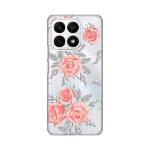 Silikonska futrola - maska print Skin za Huawei Honor X8a Elegant Roses