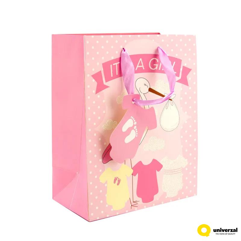 KESA UKRASNA MEDIUM 18x23x10CM BABY GIRL HX-S-2160M-2