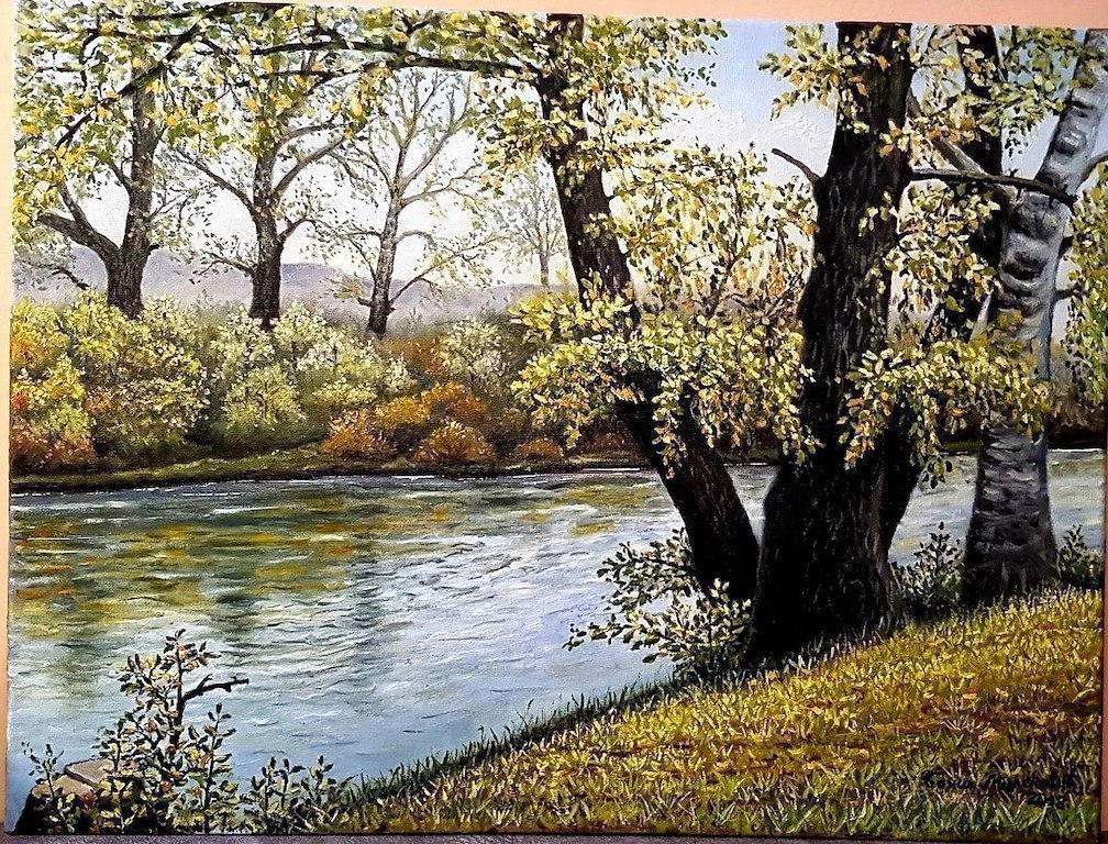 Reka Nišava u jesen