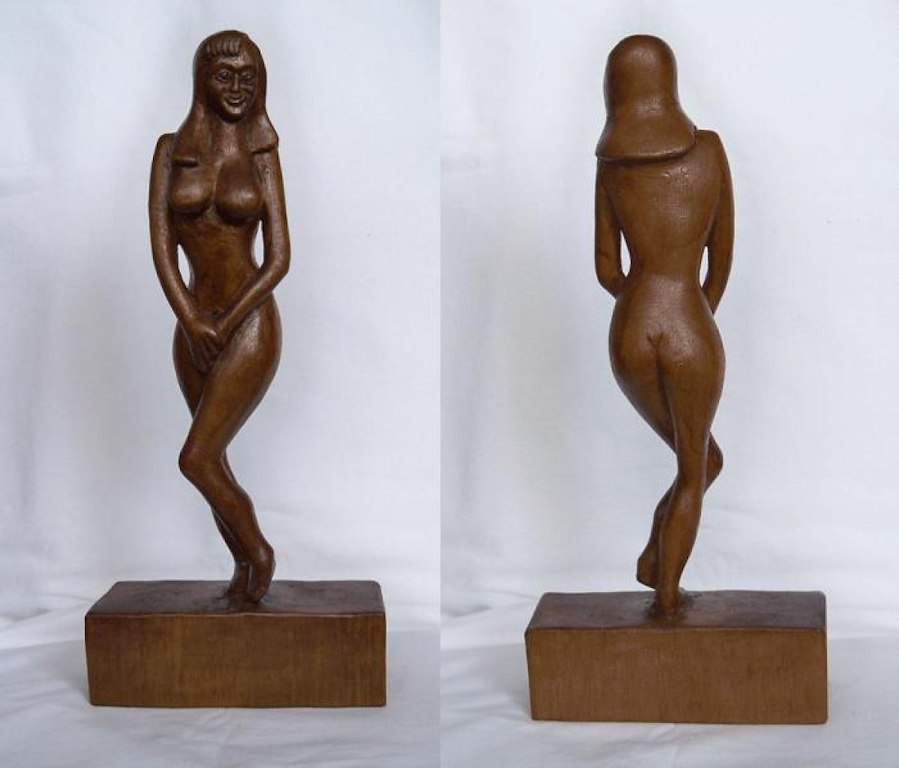 Stidljiva Žena Skulptura