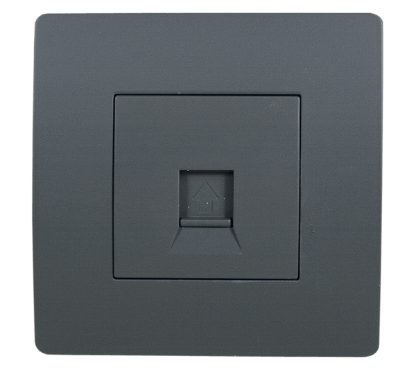 BASIC TZ112 COMPUTER LINE SOCKET GRAPHITE