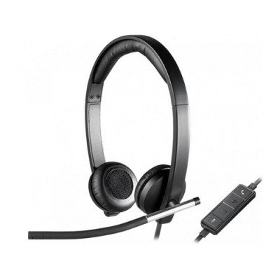 Logitech H650e stereo slušalice sa mikrofonom USB 1.8m kabl 50Hz-10kHz crna boja | 981-000519