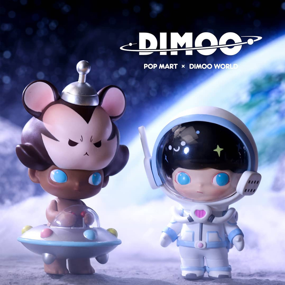 Dimoo Space Travel Series Blind Box (Single)