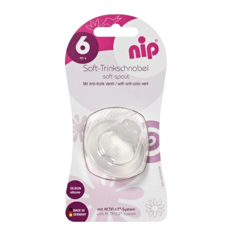 Nip silikonski pisak za bebe, 6m+