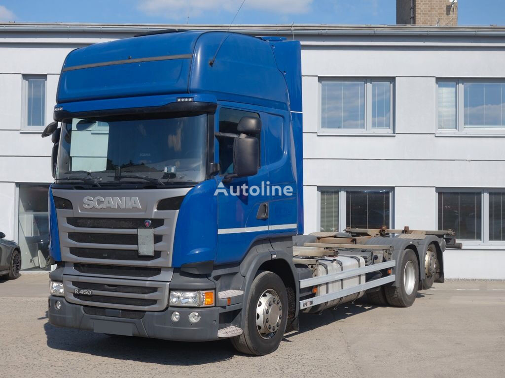 Scania R450 vozilo za prevoz kontejnera