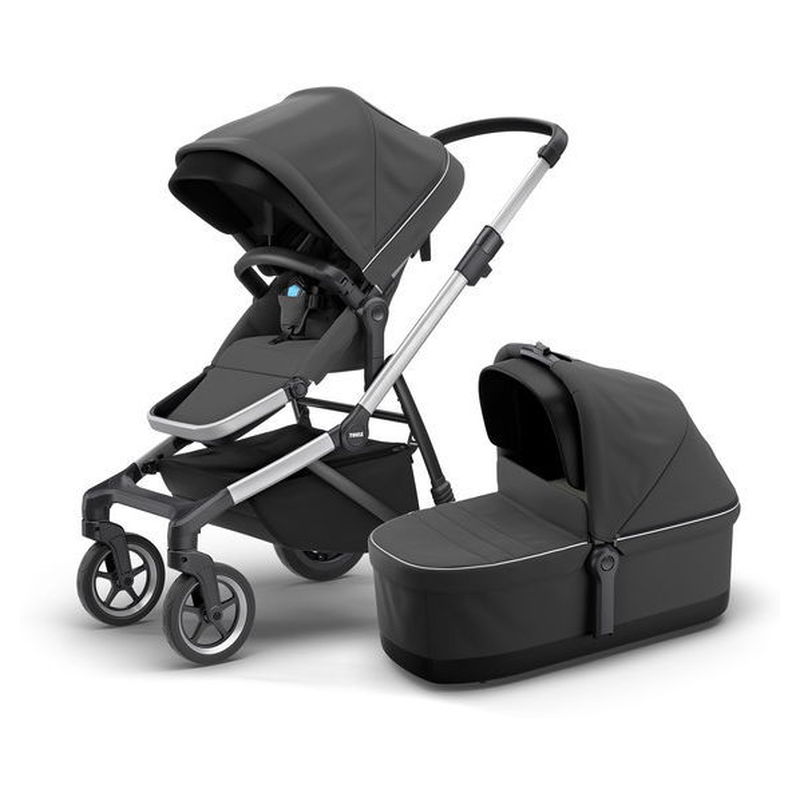 THULE Sleek set dečija kolica i kolevka - Charcoal Grey