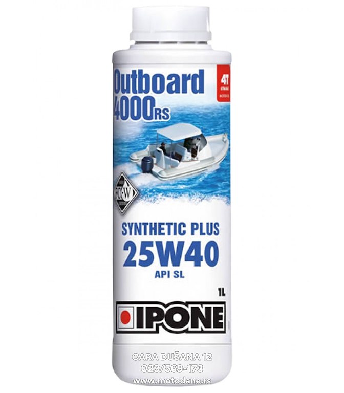 Ipone 4T Marine Outboard 4000RS 1L 25w40
