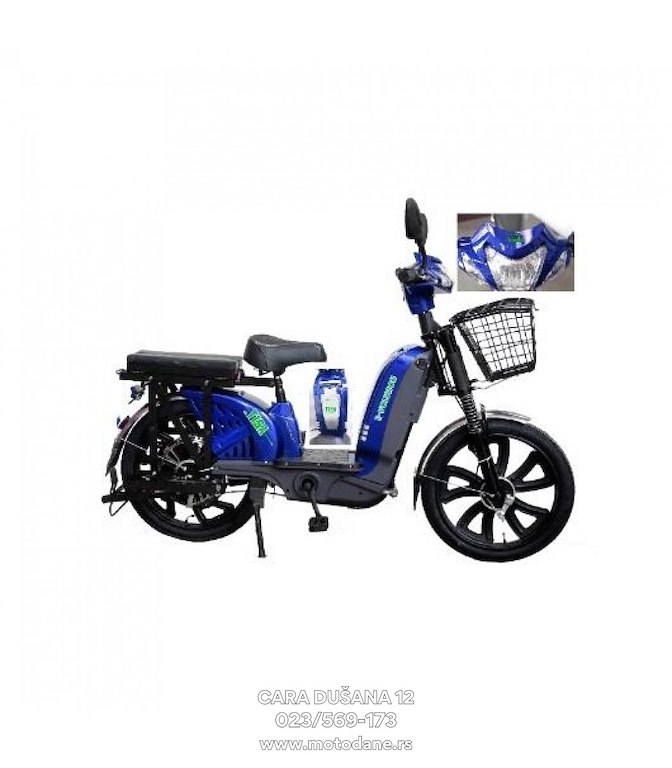 Električni bicikl 22 plavi
