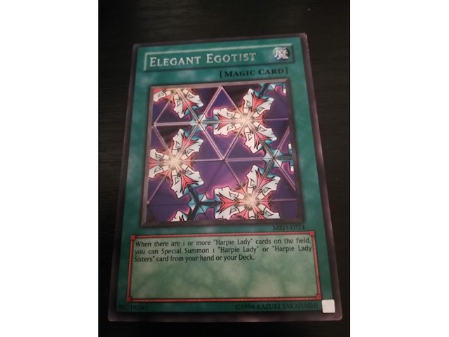 Yu-GI-OH!- Elegant egotist (Rare)