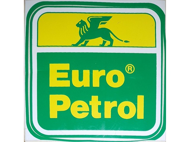 Nalepnica `EURO PETROL` Subotica Jugoslavija