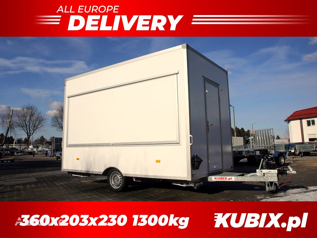 Nova Niewiadów Aviable, catering trailer 360x200x230, 1300kg prikolica brze hrane