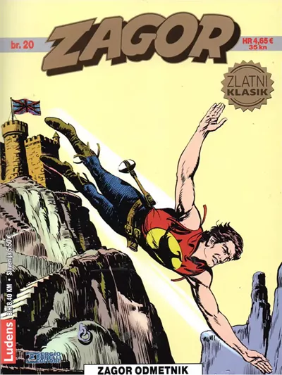 Ludens ZAGOR ZLATNI KLASIK 20 kor B - Zagor odmetnik