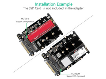 Adapter SSD NVMe na SATA 3