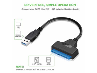 Adapter USB 3.0 na SATA JWD-57