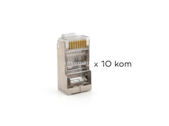 Konektor RJ45 metalni CAT5 JWD-AD79 10 kom