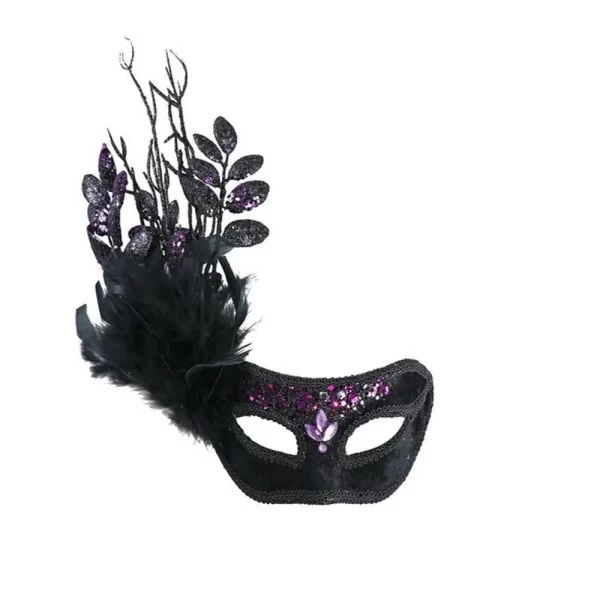 Venice, dekoracija, maska, crna