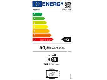 TV PROFILO SMART LED 43" 43PA515ESG UHD 3840x2160/ANDROID 11/DVB-T2/C/S2/Grey