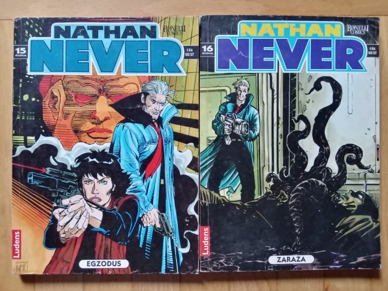 NATHAN NEVER-Komplet od 2 Broja (Ludens Br. 43 & 44)