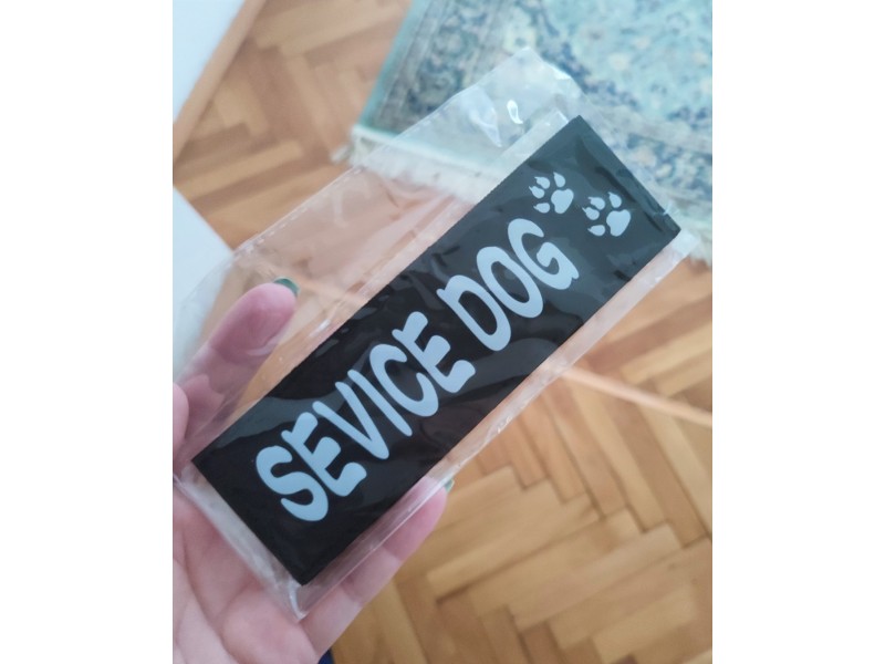 SEVICE DOG tag za ranac za kucu, am...