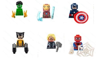 Lego kockice Super heroji Marvel 6 figurica