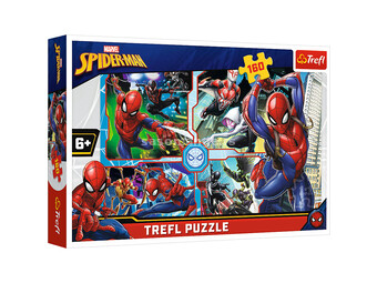 Trefl Puzzle Spider- Man to the rescue 160 Delova