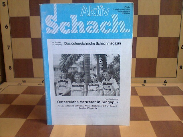 Schach Aktiv 1990 god (broj 9) sah