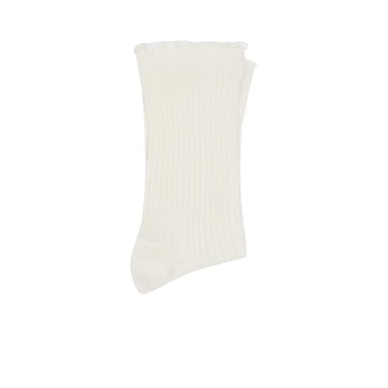 Off White Womens Bamboo Socks