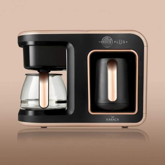 Karaca Hatır Plus 2 in 1 Coffee Machine Rosie Brown