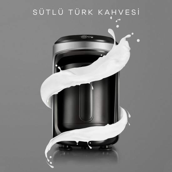 Karaca Hatır Hüps Milk Turkish Coffee Machine Anthracite