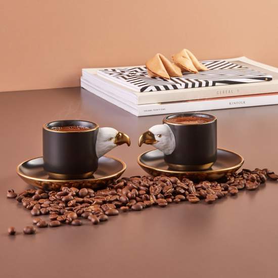 Karaca Eagle Coffee Cup for 2 People 75 ml