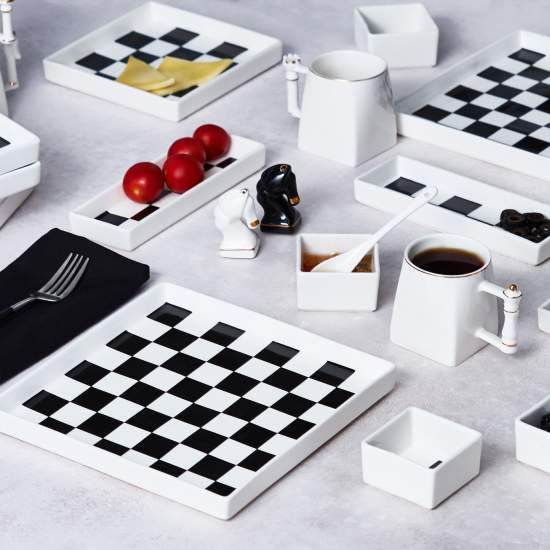 Karaca Chess 22 Pieces 6 Person Breakfast Set